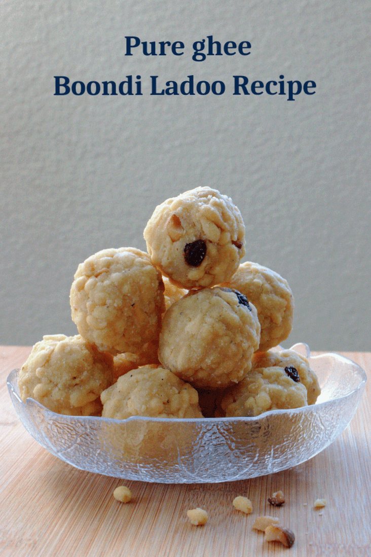 Homemade Ghee Boondi ladoo Recipe - Vital Fair Living