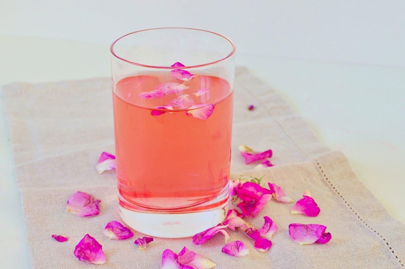 Fresh Rose Petals Cordial ( Rose Syrup ) - Vital Fair Living